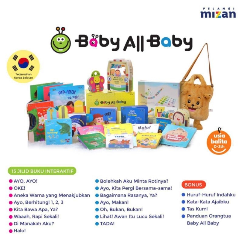Jual Buku Baby All Baby Stimulasi Kecerdasan Majemuk Bayi | Shopee ...
