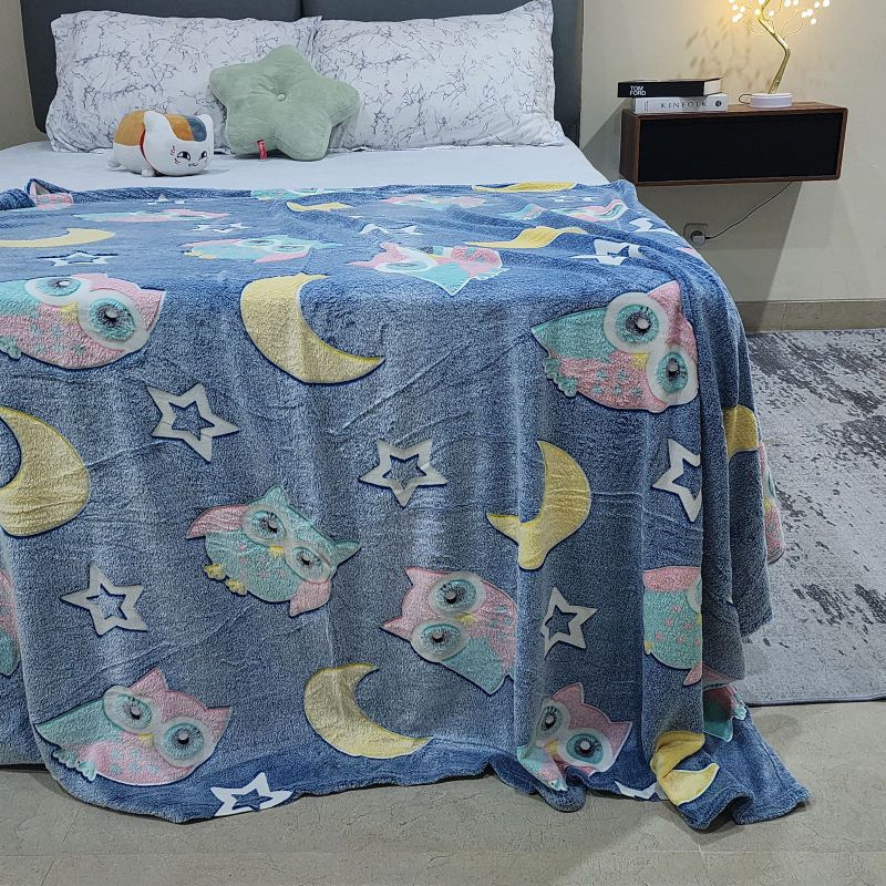 Jual King Rabbit Thermal Blanket Selimut Fleece 150 x200 cm | Shopee ...