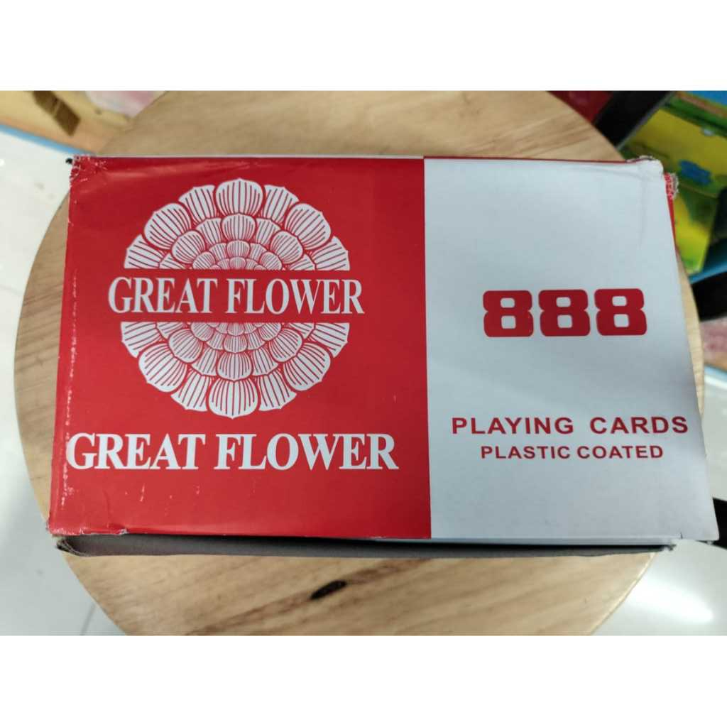 Jual Kartu Remi Great Flower 888 (1 Box 12 Deck / 12 Set) | Shopee ...