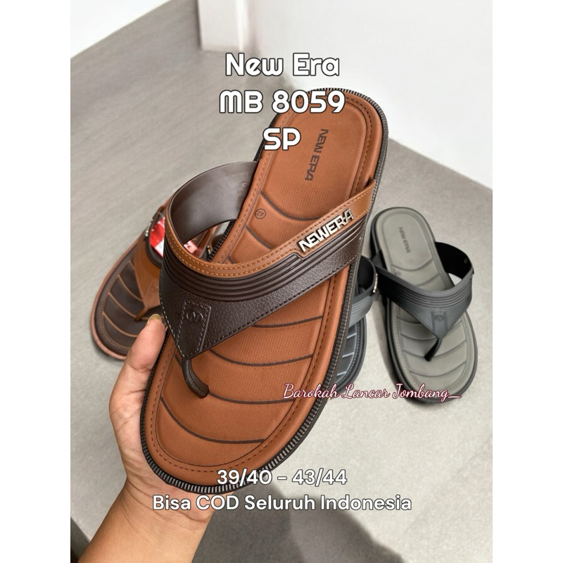 Jual SANDAL JAPIT KARET PRIA NEW ERA MB 8059 SIZE 39/40-43/44 ORIGINAL BY NEW ERA | Shopee Indonesia