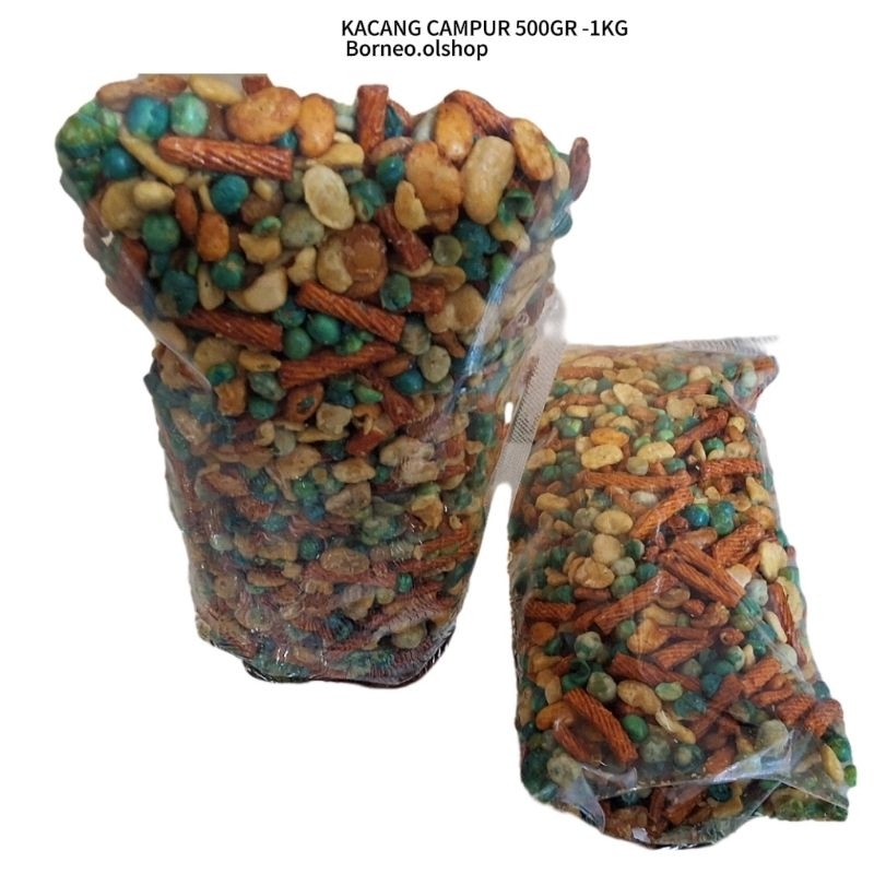 Jual KACANG CAMPUR MIX 1KG ENAK GURIH | Shopee Indonesia