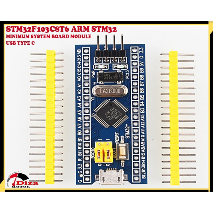 Jual STM32F103C8T6 ARM STM32F030 MINIMUM SYSTEM BOARD MODULE USB TYPE C | Shopee Indonesia