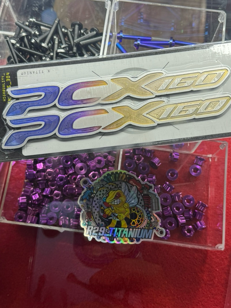 Jual EMBLEM BODY TITANIUM PCX160 ORIGINAL TITANIUM GR5 VIETNAM | Shopee ...
