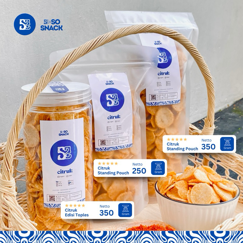 Jual SO SNACK Citruk Moring Khas Tasik – Standing Pouch - Cemilan Viral ...