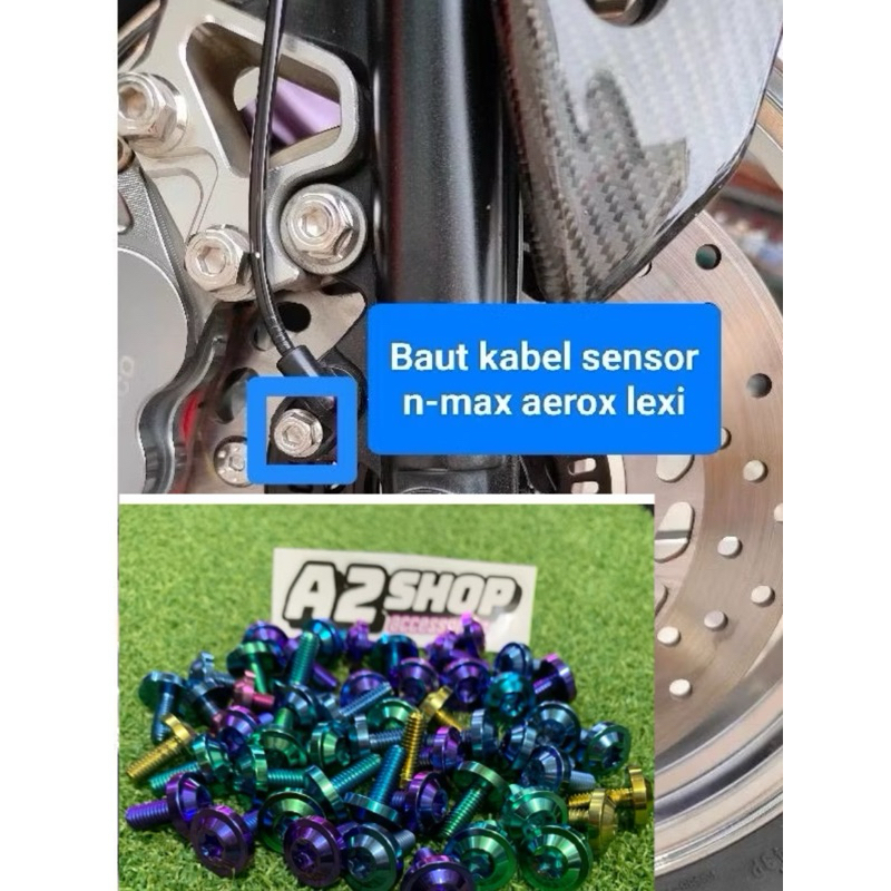 Jual BAUT TITANIUM KABEL SENSOR SPEEDOMETER NMAX AEROX LEXI HARGA 1 ...