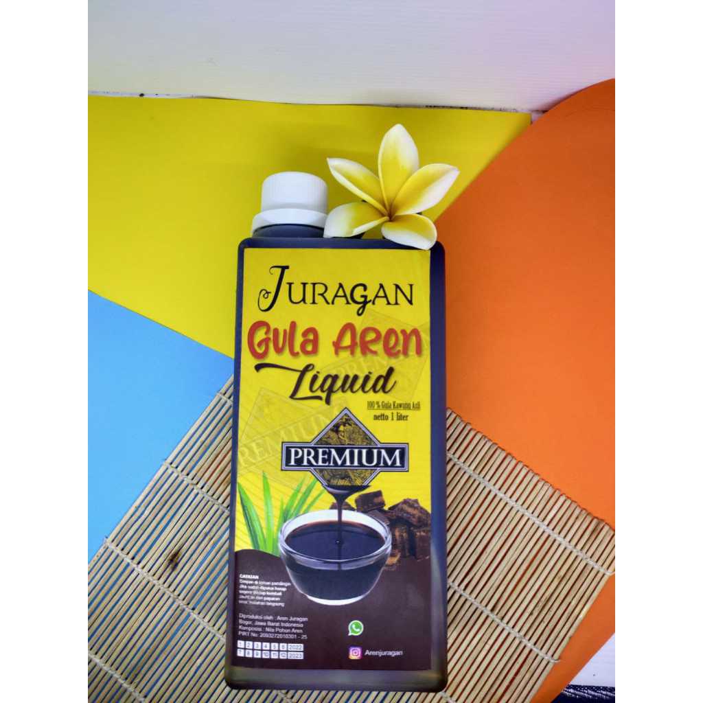 Jual Gula Aren Cair / Syrup Palm Sugar Brown Sugar 1 Liter Gula Aren ...