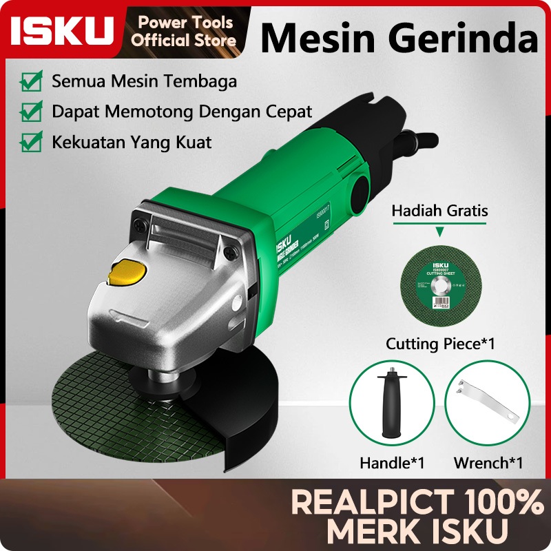 Jual ISKU Mesin Gerinda Tangan 500W Dan 850w Angle Grinder ...
