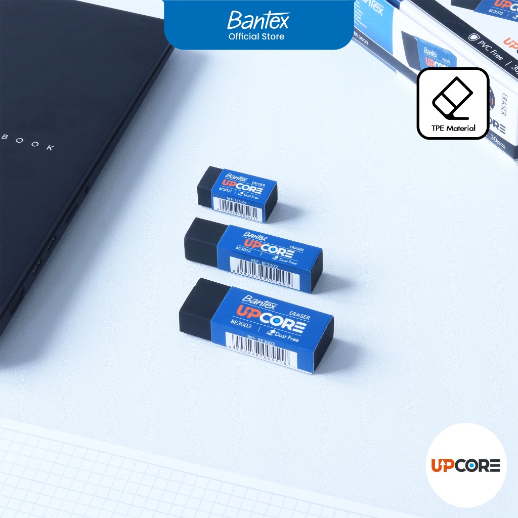 Jual Bantex Eraser Penghapus Pensil Warna Hitam Bebas Debu Tidak ...