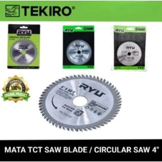Jual Ryu by Tekiro mata TCT Saw Blade / circular Saw / gergaji kayu 4 ...