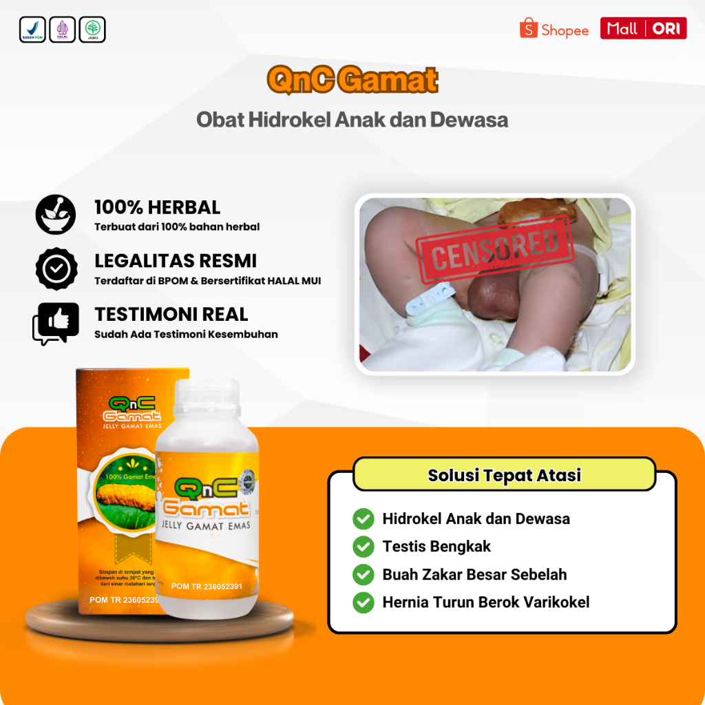 Jual QnC Gamat - Obat Buah Zakar Bengkak Besar Sebelah Nyeri Testis ...