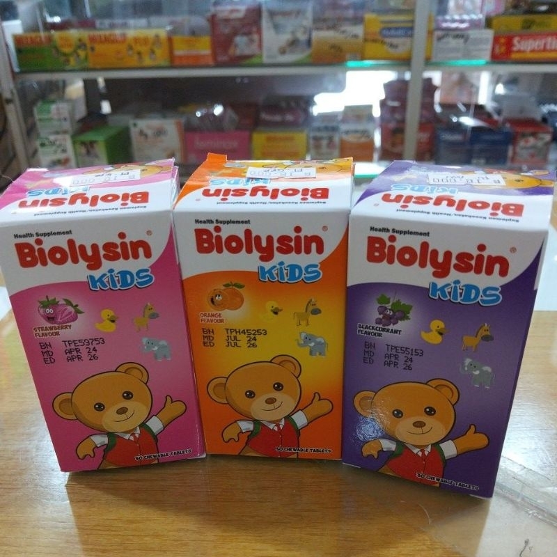 Jual BIOLYSIN KIDS TAB HISAP | Shopee Indonesia
