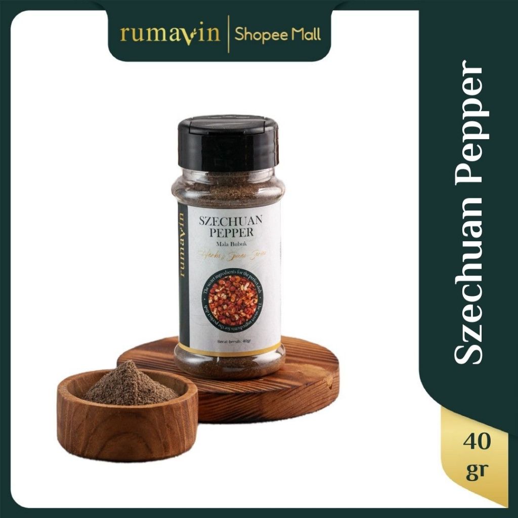 Jual Rumavin - Premium Rempah Szechuan Pepper Powder / Mala Bubuk Botol ...