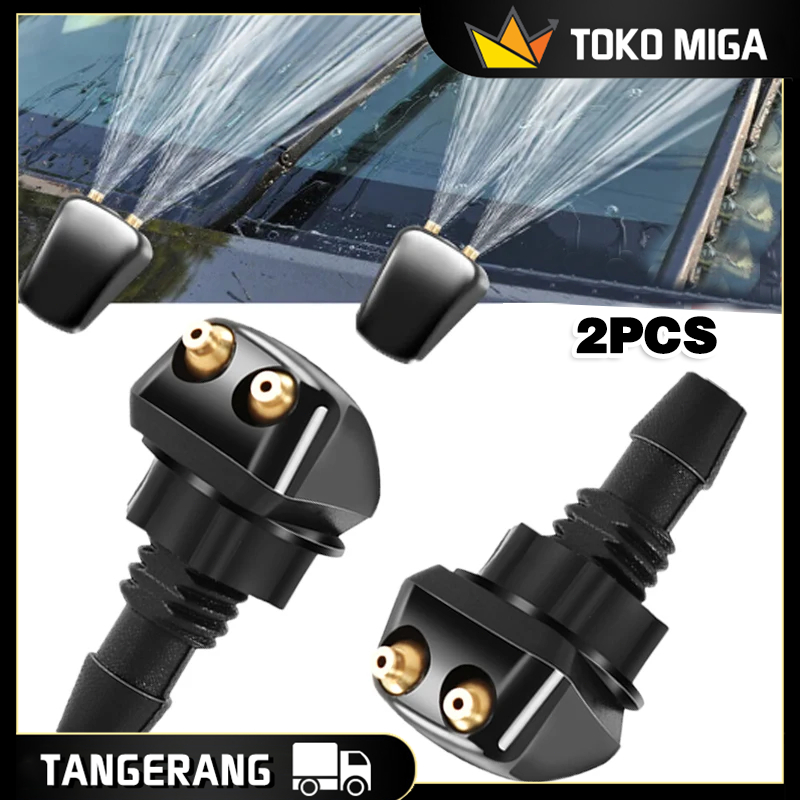 Jual 2PCS Semprotan Wiper Kaca Mobil Universal Nozel Wiper Tahan Lama ...