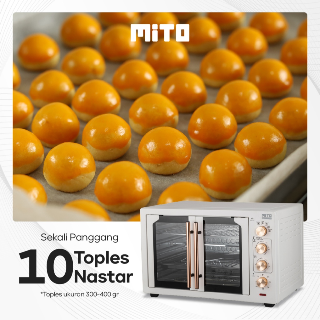 Jual MITO Electric Oven MO800 Double Door 80L | Oven Listrik ...
