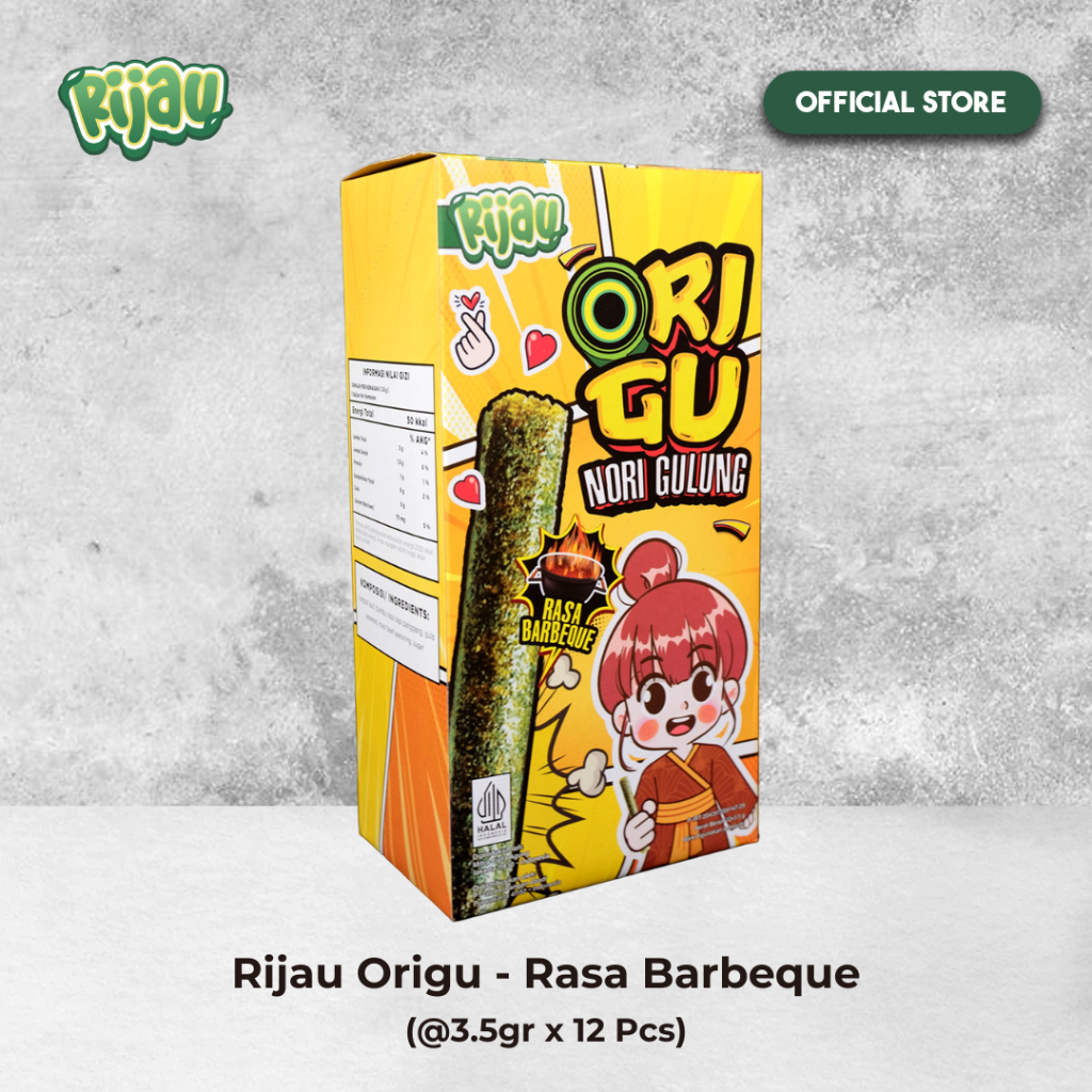 Jual Rijau Snack Origu [Nori Gulung] - Rumput Laut Makanan Ringan ...