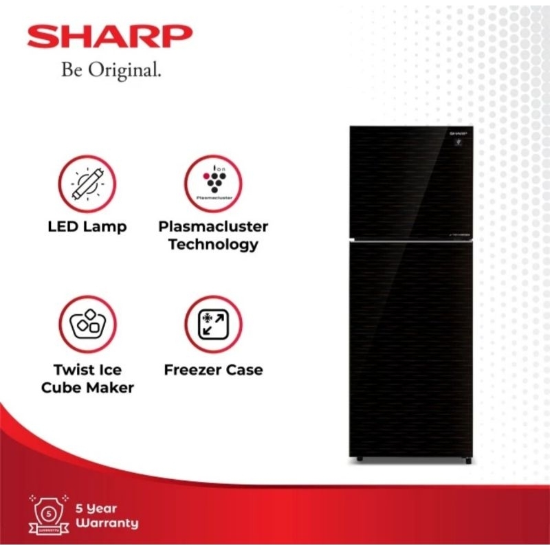 Jual KULKAS SHARP 2 PINTU SJ-456GI-MK J-TECH INVERTER PLASMACLUSTER | Shopee Indonesia