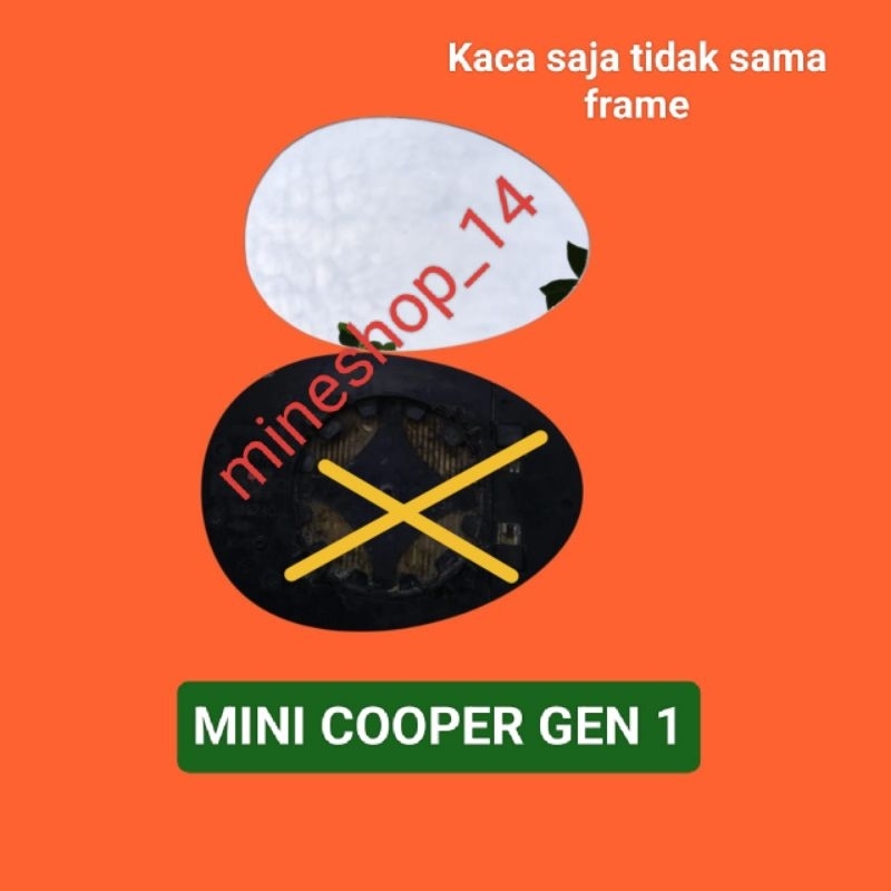 Jual Kaca Spion Kaca Sepion Mobil Mini Cooper Gen 1 Isi Ulang Refill ...