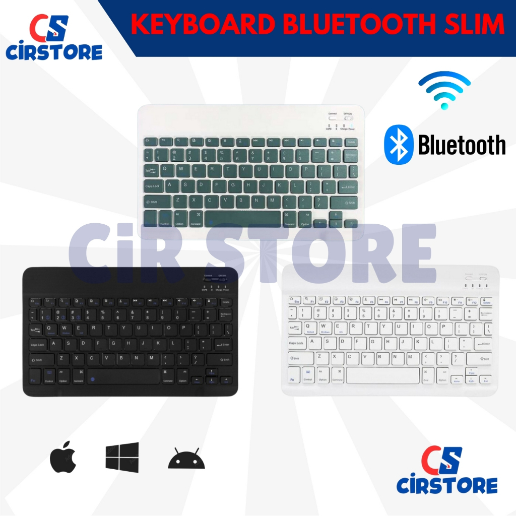 Jual Keyboard Wireless Bluetooth Lightweight 10 inch / Bluetooth V3.0 ...
