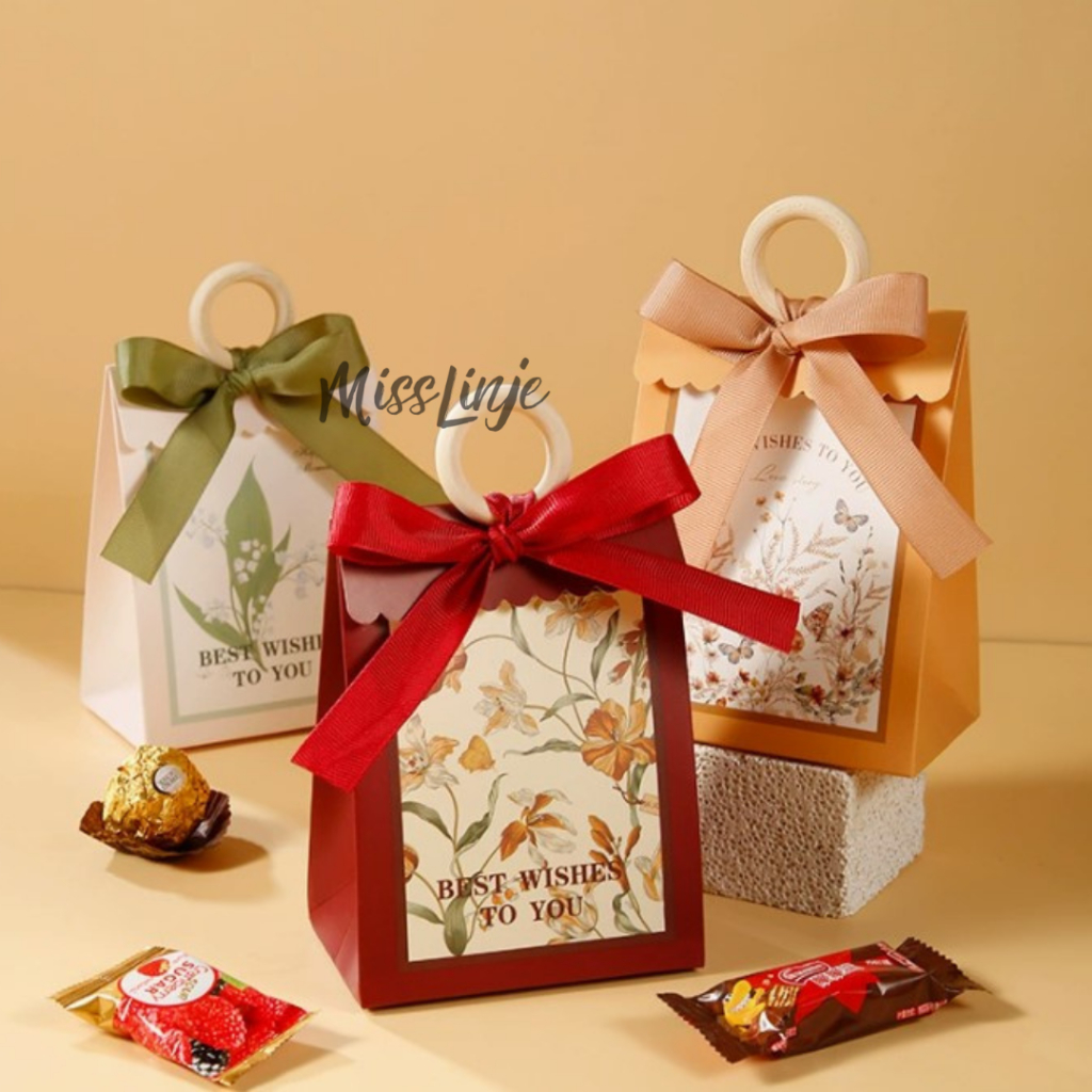 Jual MissLinje Tas Kotak Souvenir Hadiah Candy Gift Box Kecil Wedding ...