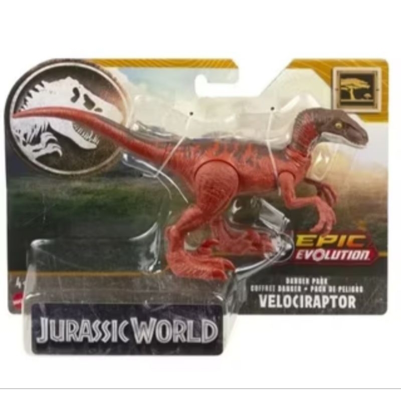 Jual jurassic world epic evolution danger pack velociraptor | Shopee ...