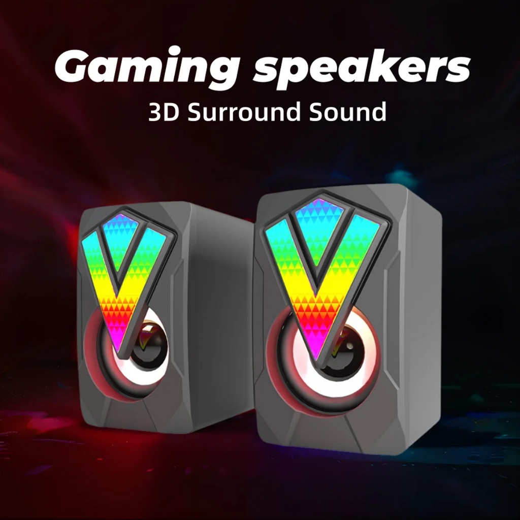 Jual Speaker Multimedia untuik PC Laptop - Speaker Gaming Stereo Kabel ...