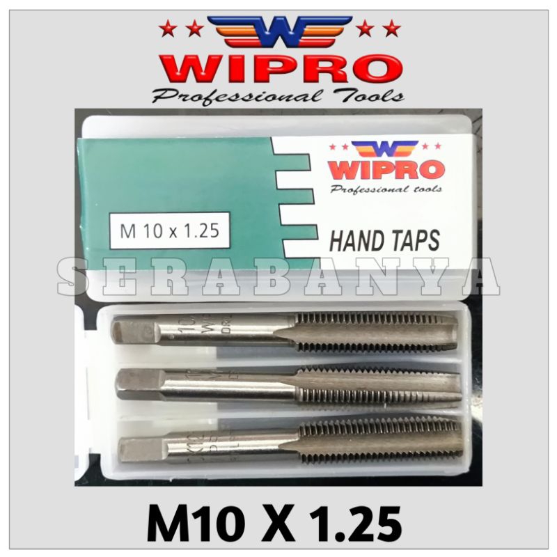 Jual WIPRO Hand Tap M10X1.25 | M10X1,25 | Alat Membuat Drat Dalam ...