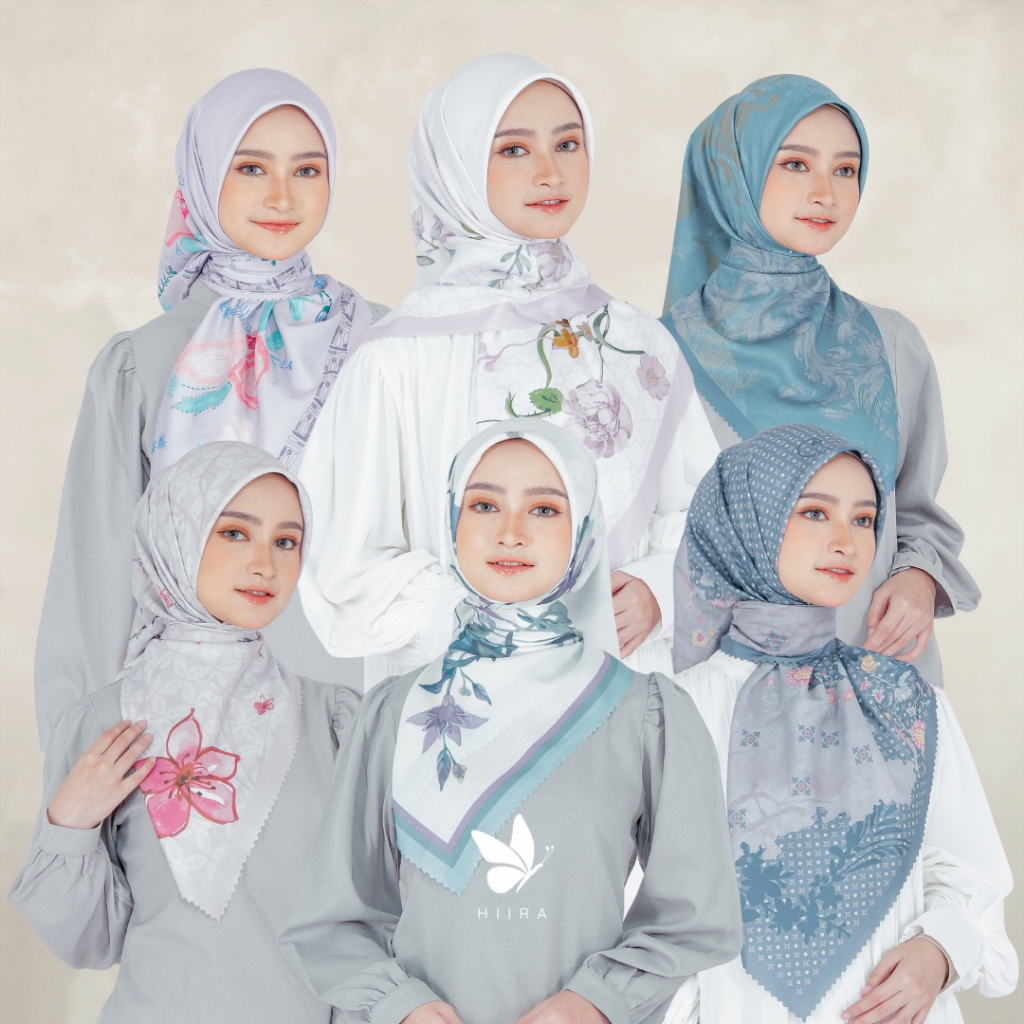 Jual Hiira - Hijab Voal Printing Premium Jilbab Segi Empat Motif ...