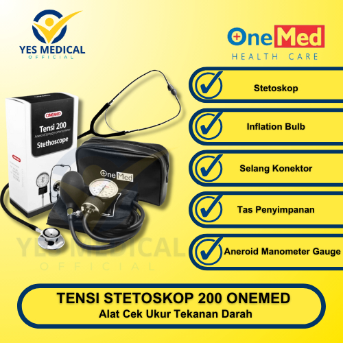 Jual Tensi Aneroid Plus Stetoskop Onemed Tensi Aneroid Stetoskop 0197 ...