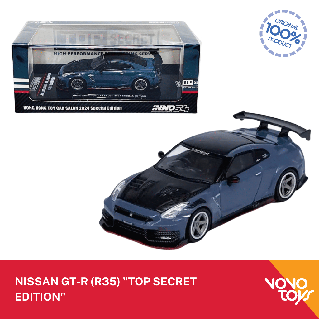 Jual Inno 1/64 Nissan GT-R (R35) "Top Secret Edition" HongKong Toy Car ...