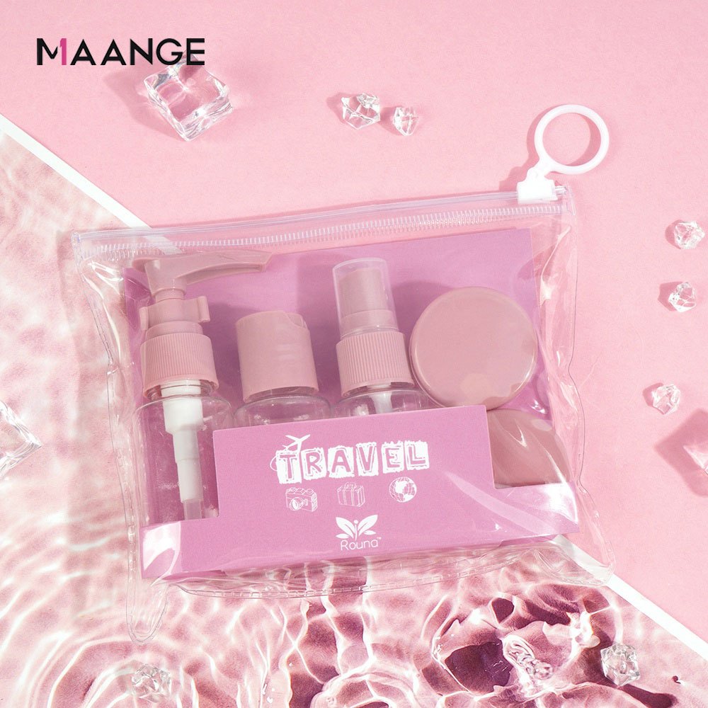 Jual MAANGE Travel Pack Set Botol Travel Toiletries Package Kit 6 IN 1 ...