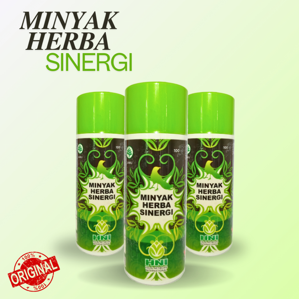 Jual Minyak Herba Sinergi MHS HNI 100ML - 3 BOTOL meredakan pegal linu ...