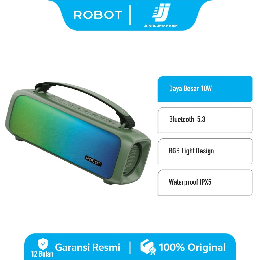 Jual Robot Speaker RB570 Bass Boost RGB Lights IPX5 Bluetooth 5.3 ...