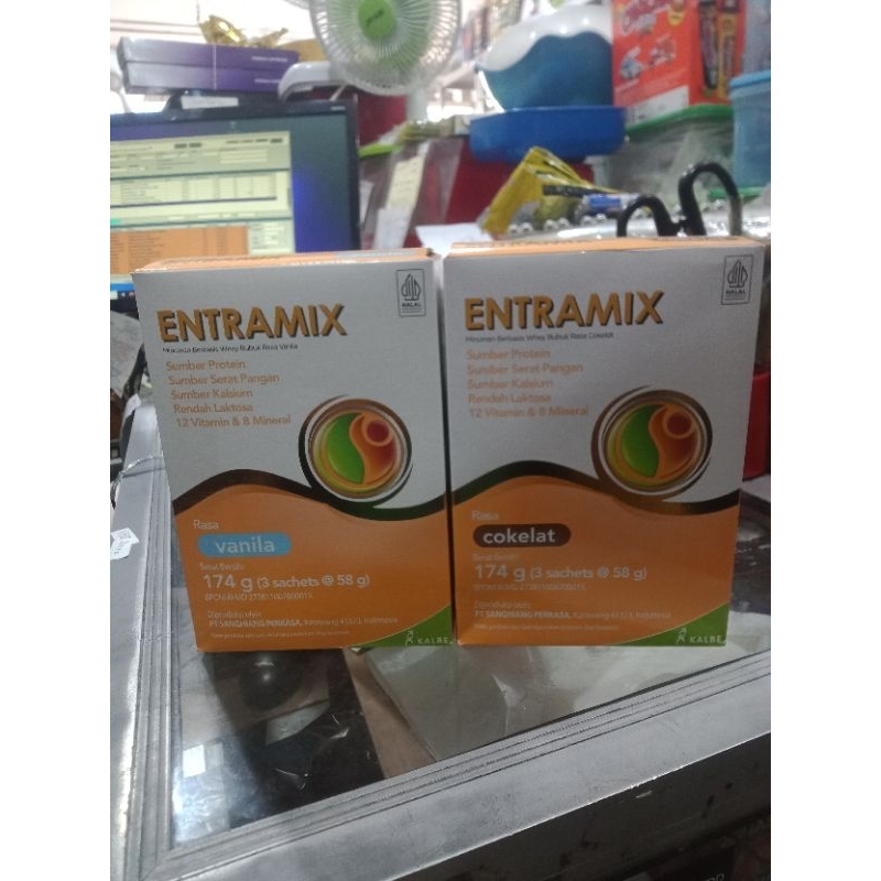 Jual ENTRAMIX VANILA (kemasan Baru) ENTRAMIX COKELAT (Kemasan Baru ...