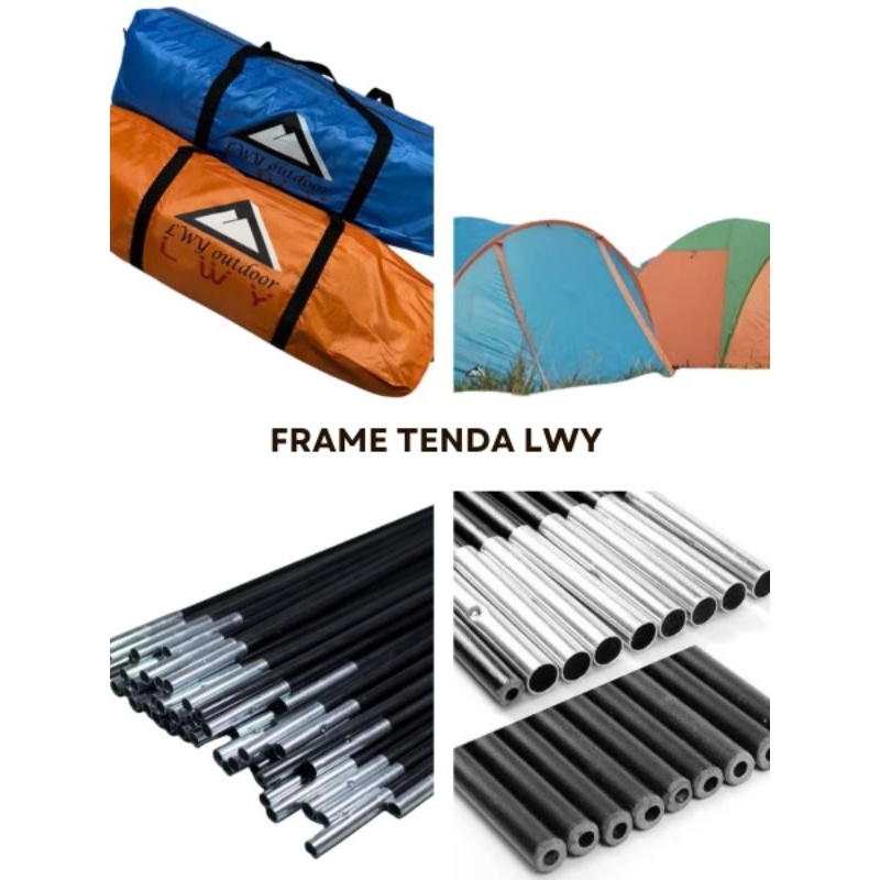 Jual Frame Tenda LWY elite - 8 Batang x 50cm, Diameter 7.9mm, Cocok ...