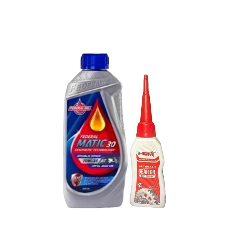 Jual Oli Federal Matic Silver + Gardan Hdm 120ml Oli Motor Matic ...
