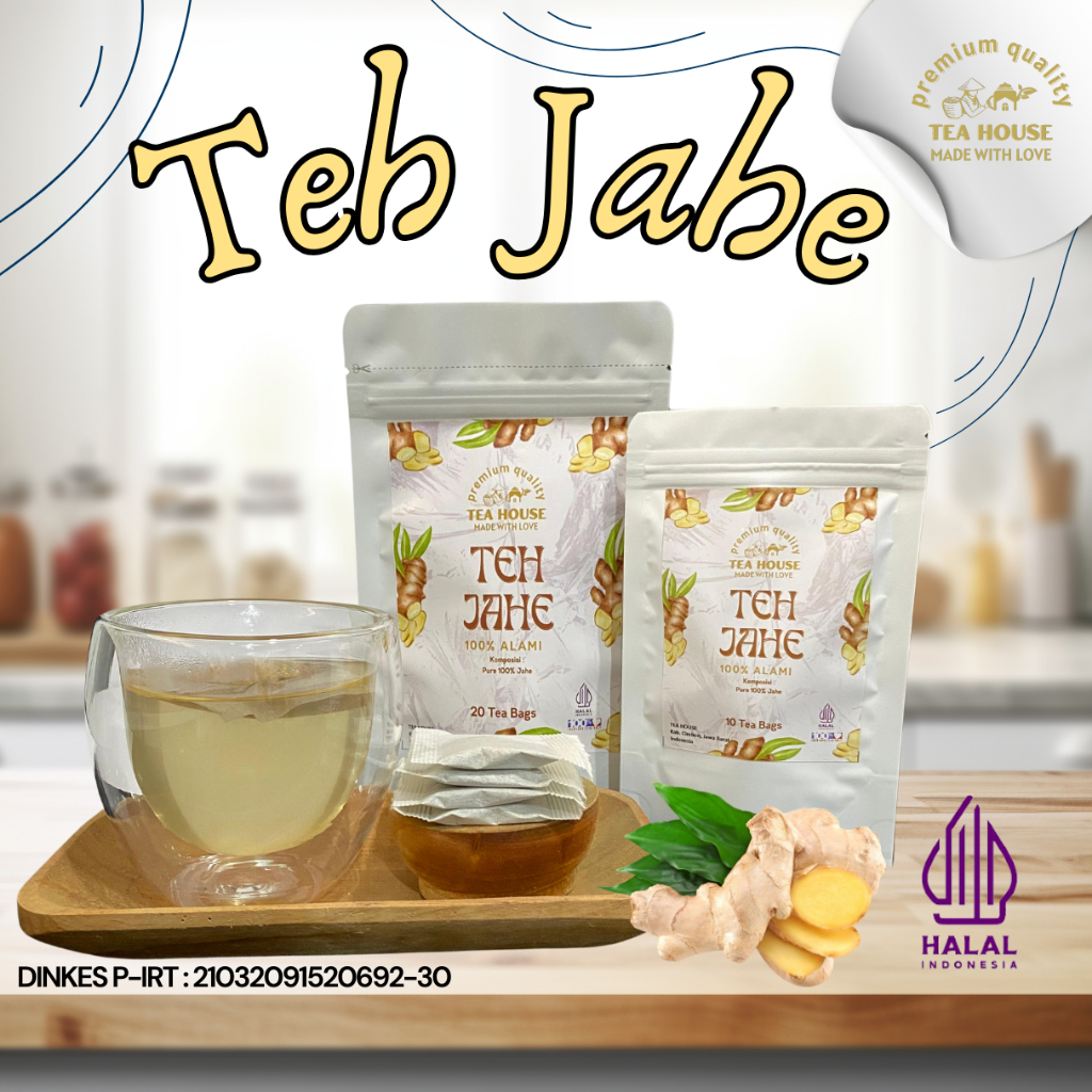 Jual Teh Jahe | Teh Celup Jahe | Ginger Tea Isi 10 & 20 Kantong Teh ...
