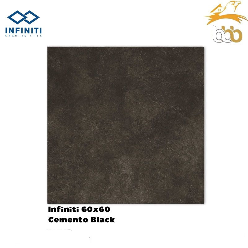 Jual Granit INFINITI 60x60 Cemento Black | Shopee Indonesia