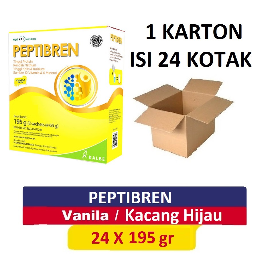 Jual PEPTIBREN 195 gr Susu Nutrisi untuk Kesehatan Saraf dari Kalbe (1 ...