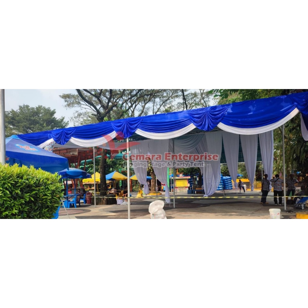 Jual tenda pesta / tenda acara ukuran 4m x 10m | Shopee Indonesia
