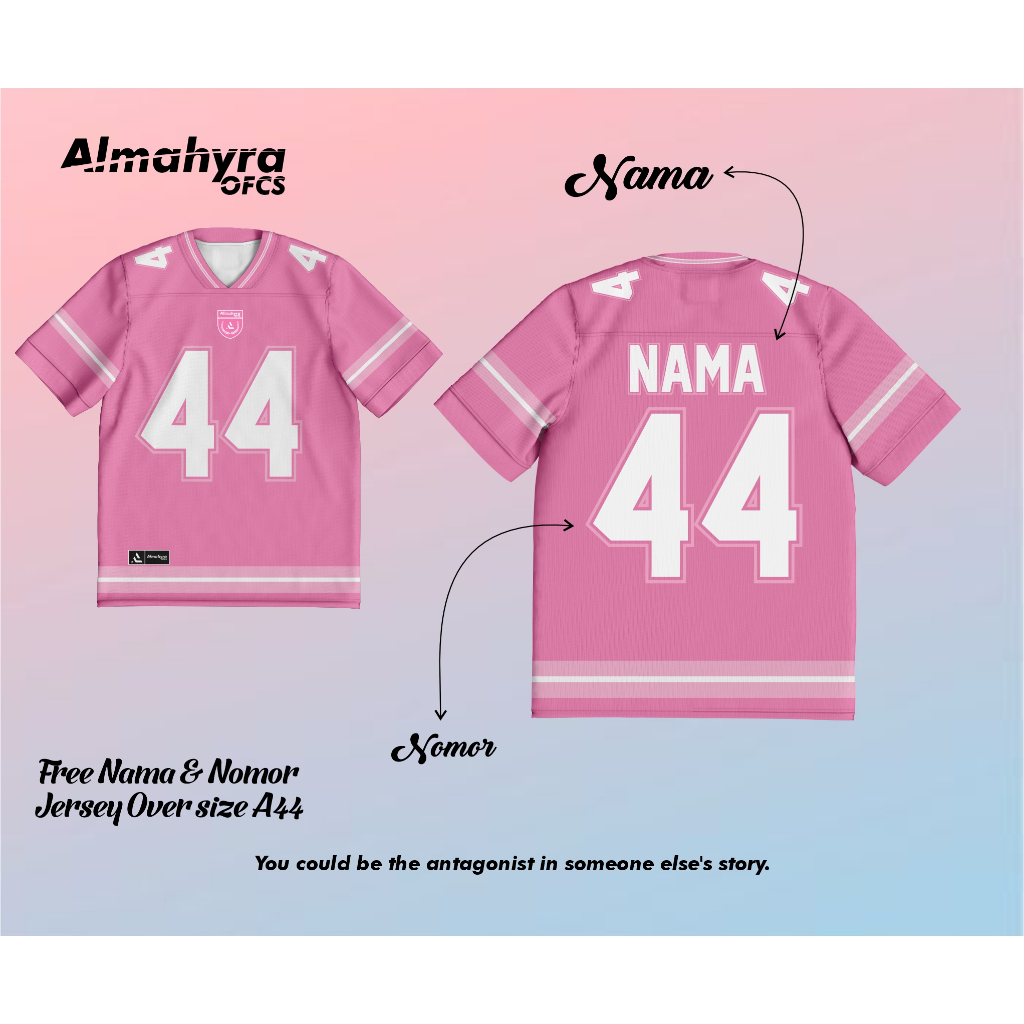 Jual Jersey COSTUME NAMA DAN NOMOR Streetwear Jersey Oversize Boxy Fit ...