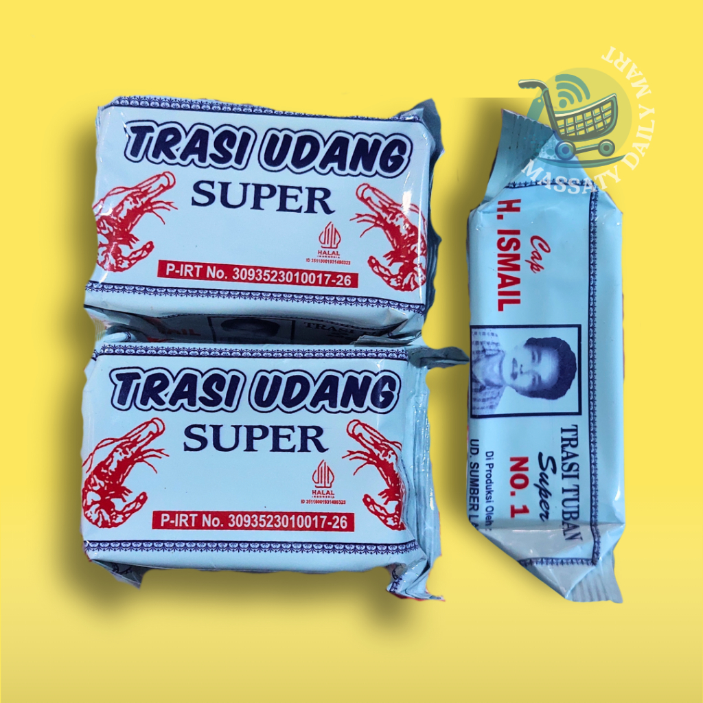 Jual TERASI UDANG SUPER HAJI ISMAIL TERASI ISMAIL TUBAN 100gram | Shopee Indonesia