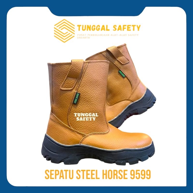 Jual sepatu safety steel horse 9599 original termurah | Shopee Indonesia