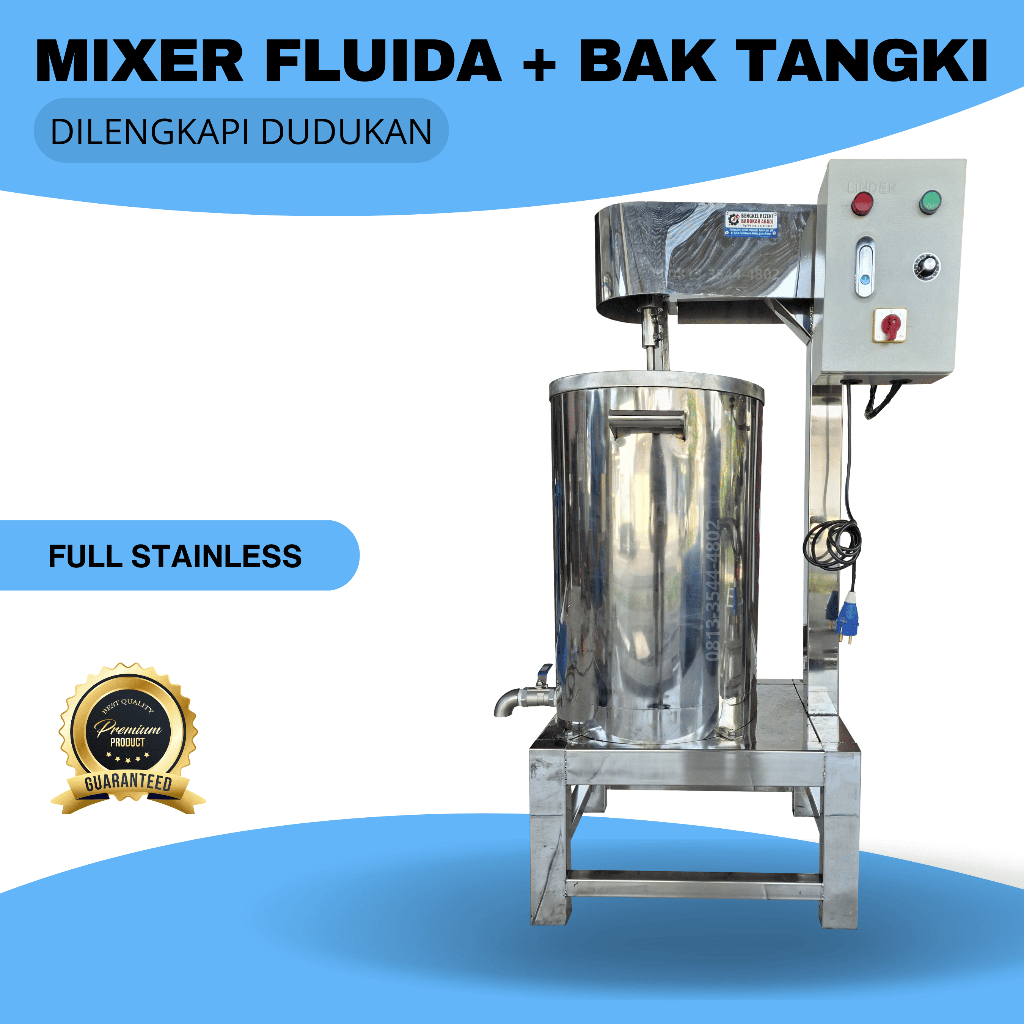 Jual Mesin Mixer Pengaduk Bahan Cairan Semi Cairan Cat Thinner Lem ...