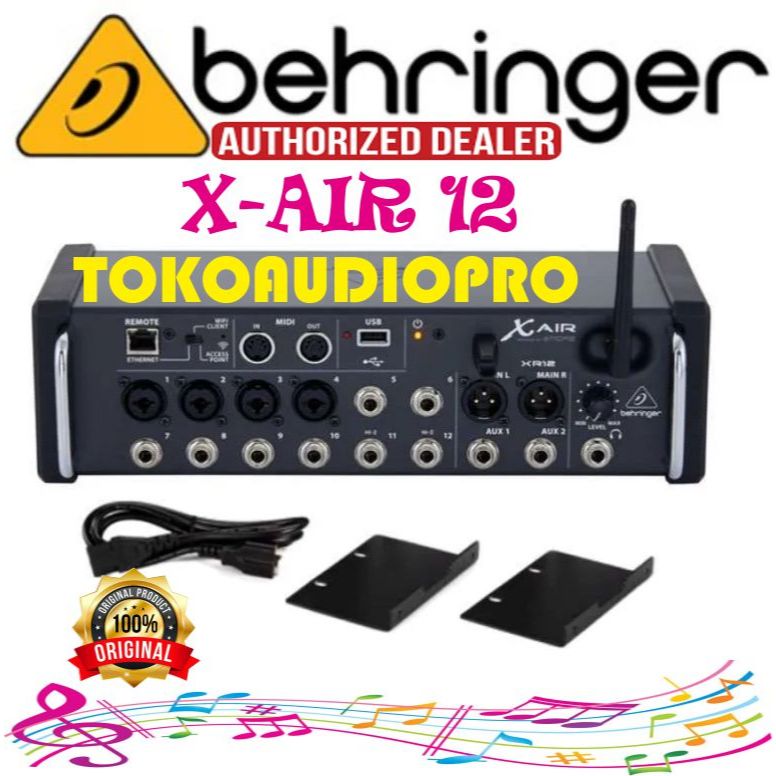 Jual Behringer X AIR XR12 Digital Rackmount Mixer Behringer XR-12 | Shopee Indonesia