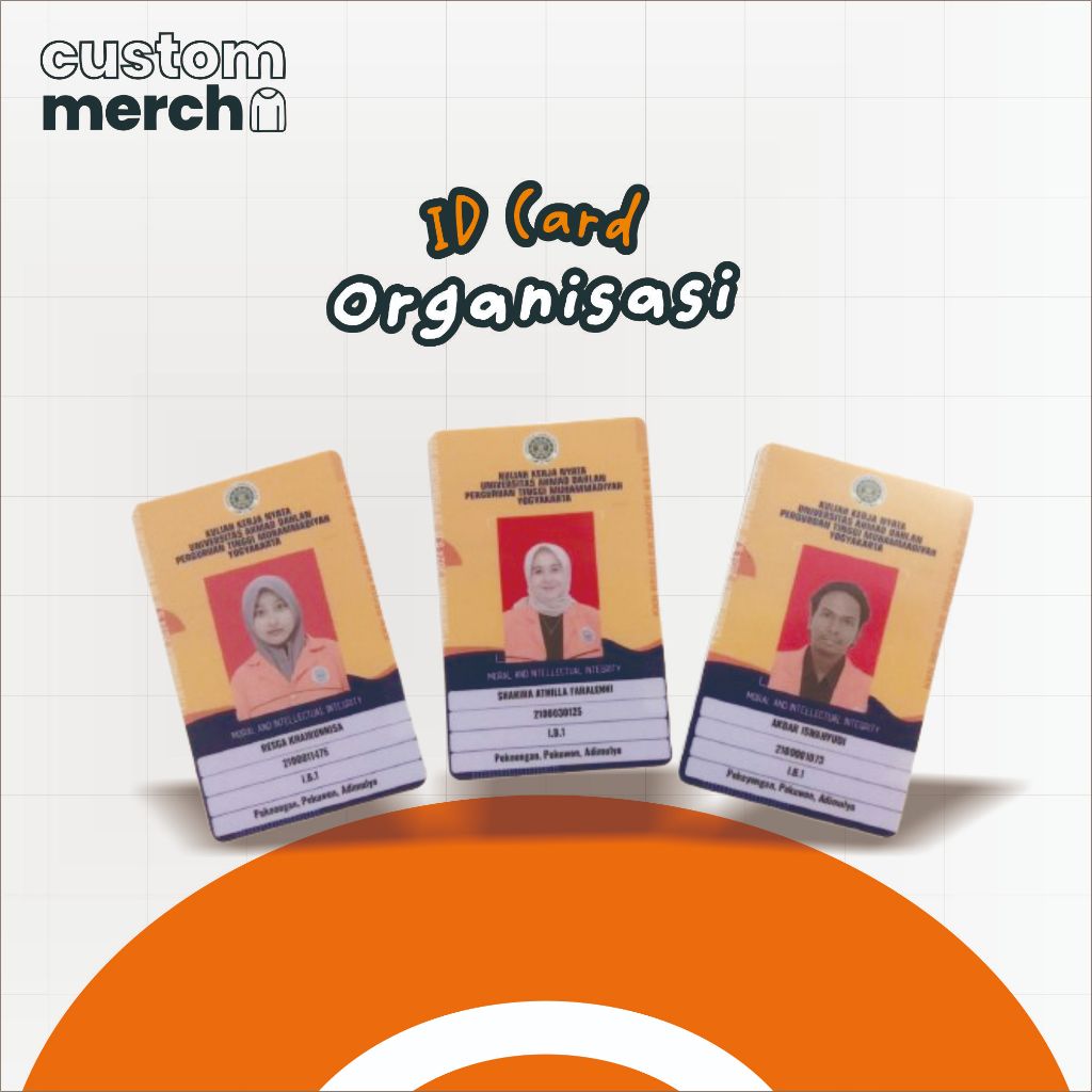 Jual ID Card Custom desain bebas | Tanda pengenal | Shopee Indonesia