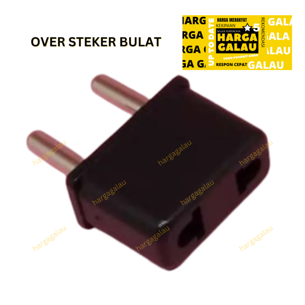 Jual ADAPTER CONVERTER STEKER SAMBUNGAN COLOKAN PIPIH GEPENG KE BULAT ...
