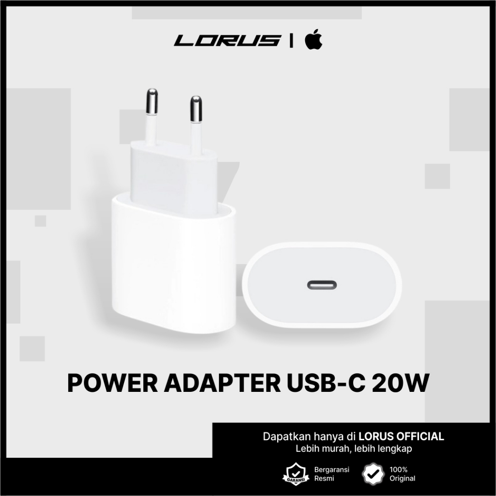 Jual Apple iPhone Power Adapter USB-C 20W | Shopee Indonesia