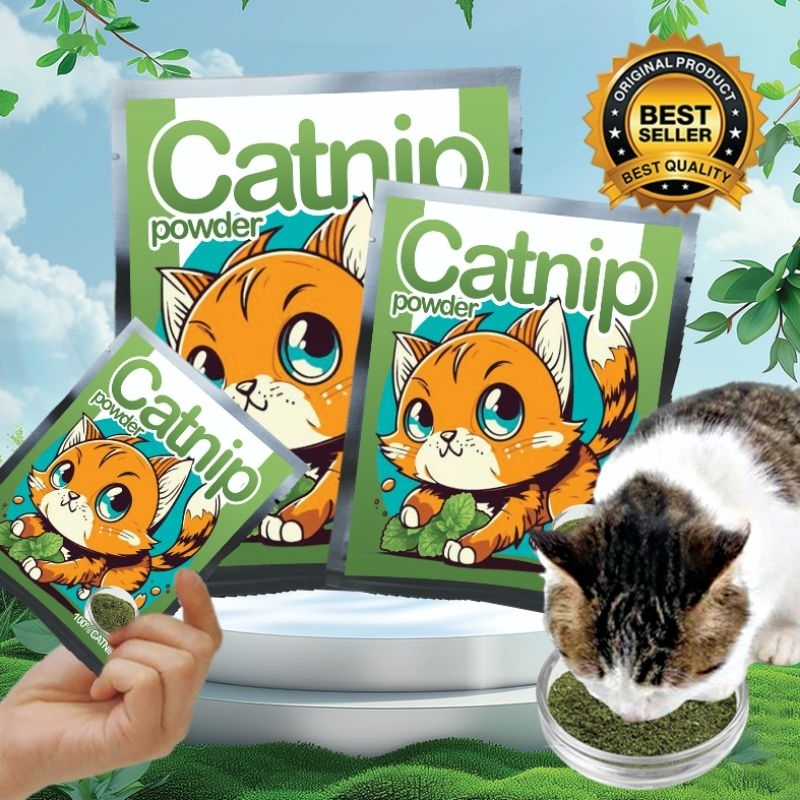 Jual CATNIP FOIL - Catnip Powder Obat Kucing Kitten Happy Hiburan ...
