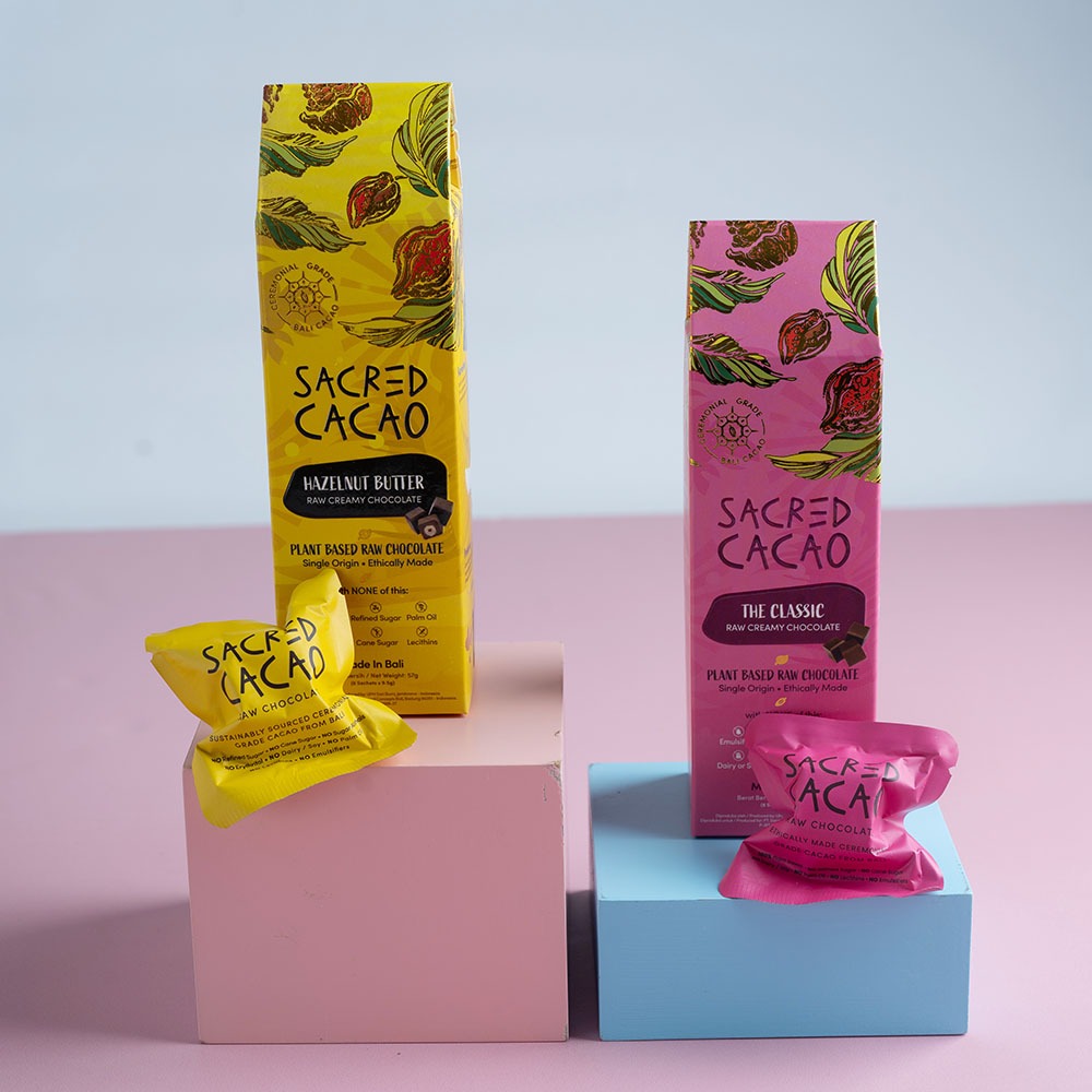 Jual Chocolate Coklat Sacred Cacao Creamy Chocolate Bundle Bali Raw ...