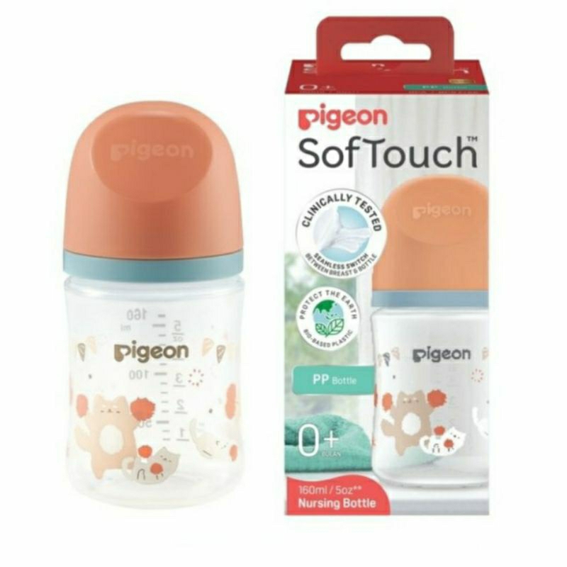 Jual Pigeon Baby Safe Botol Dot Wide Neck 260ml | 160ml, 125ml Soft Touch Wide Neck Bayi Newborn ...